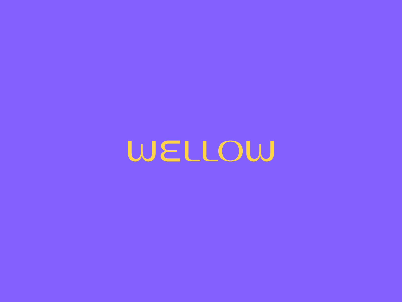 Logo concept for Wellow by VORONOI Studio on Dribbble