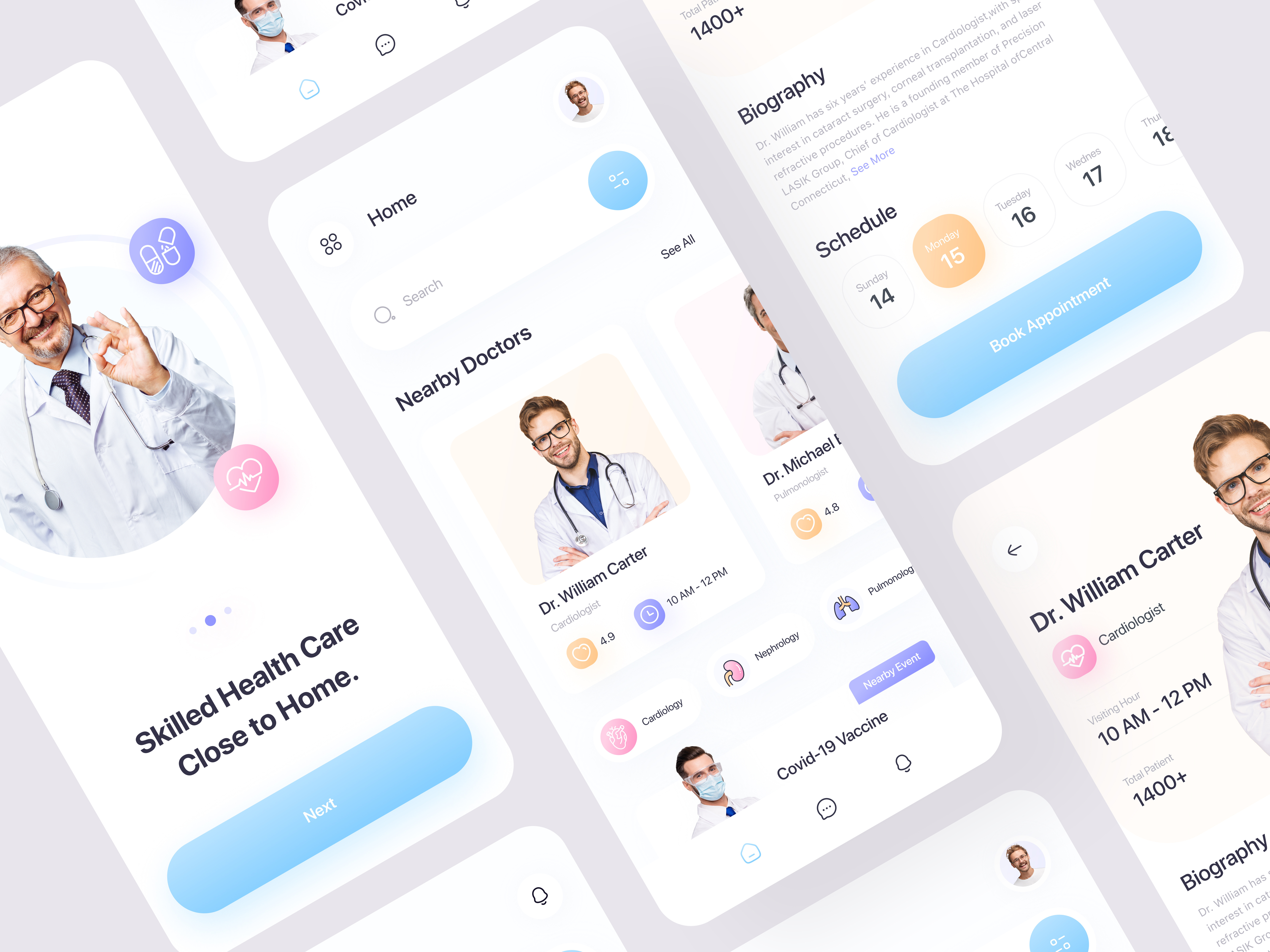 Medical Mobile App 💊 by Muhammad Shofiuddoula on Dribbble