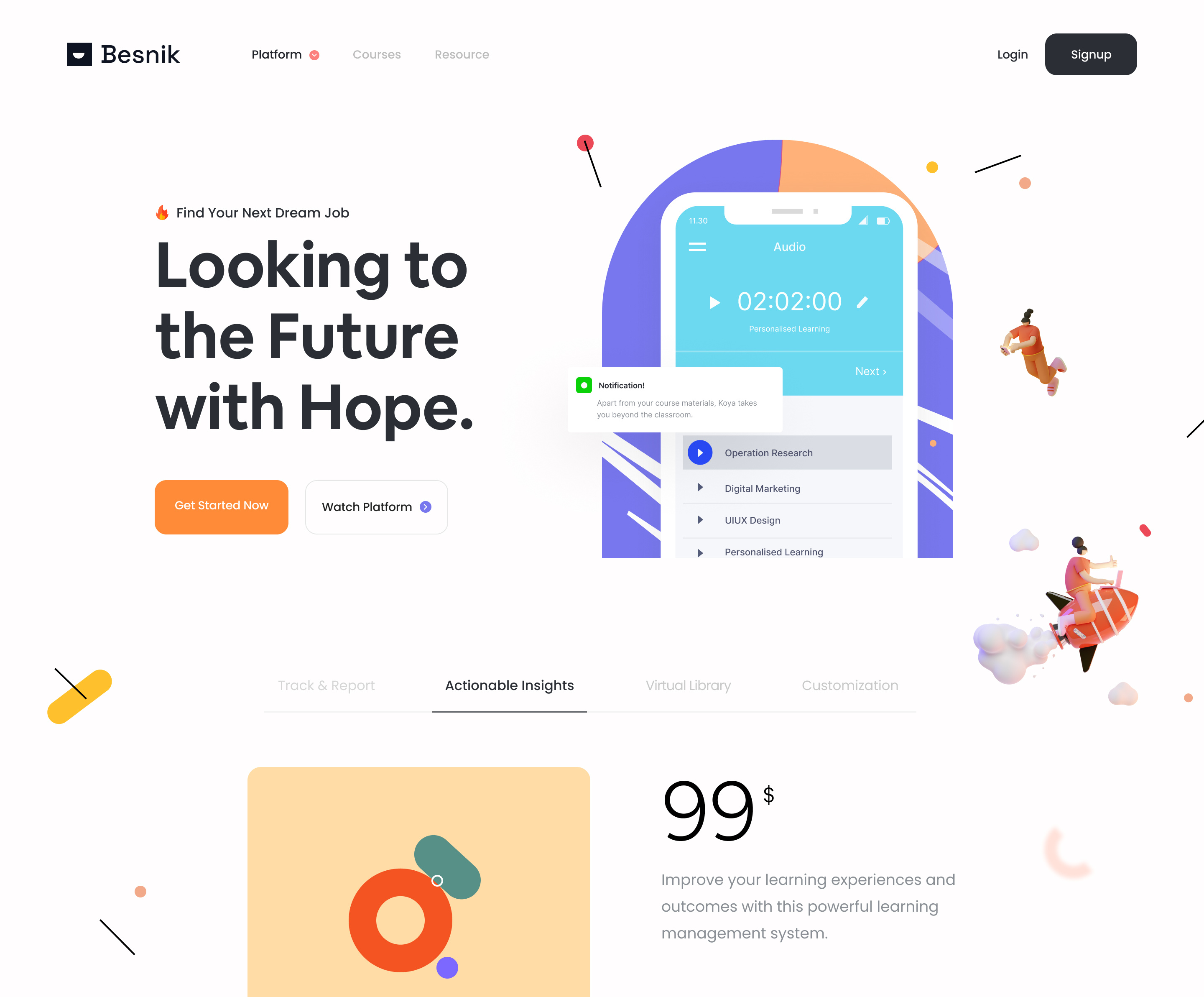 e-Learning Header UI by Mehedi Titas for UIHUT - UI UX Design Agency on ...