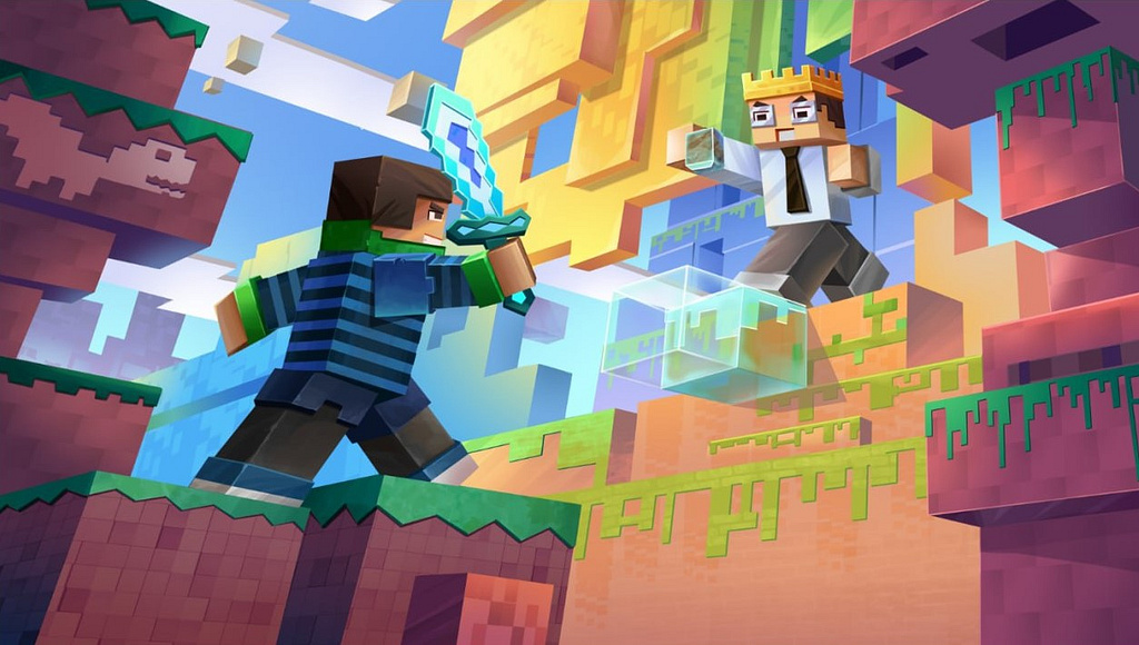 Minecraft Illustration by Jean-Noël Laurent for QClay on Dribbble
