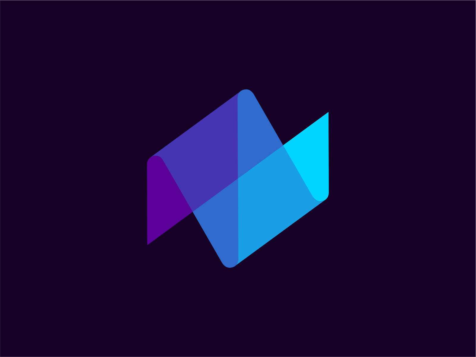 N letter mark for Nodal network logo design: nodes + connections by ...
