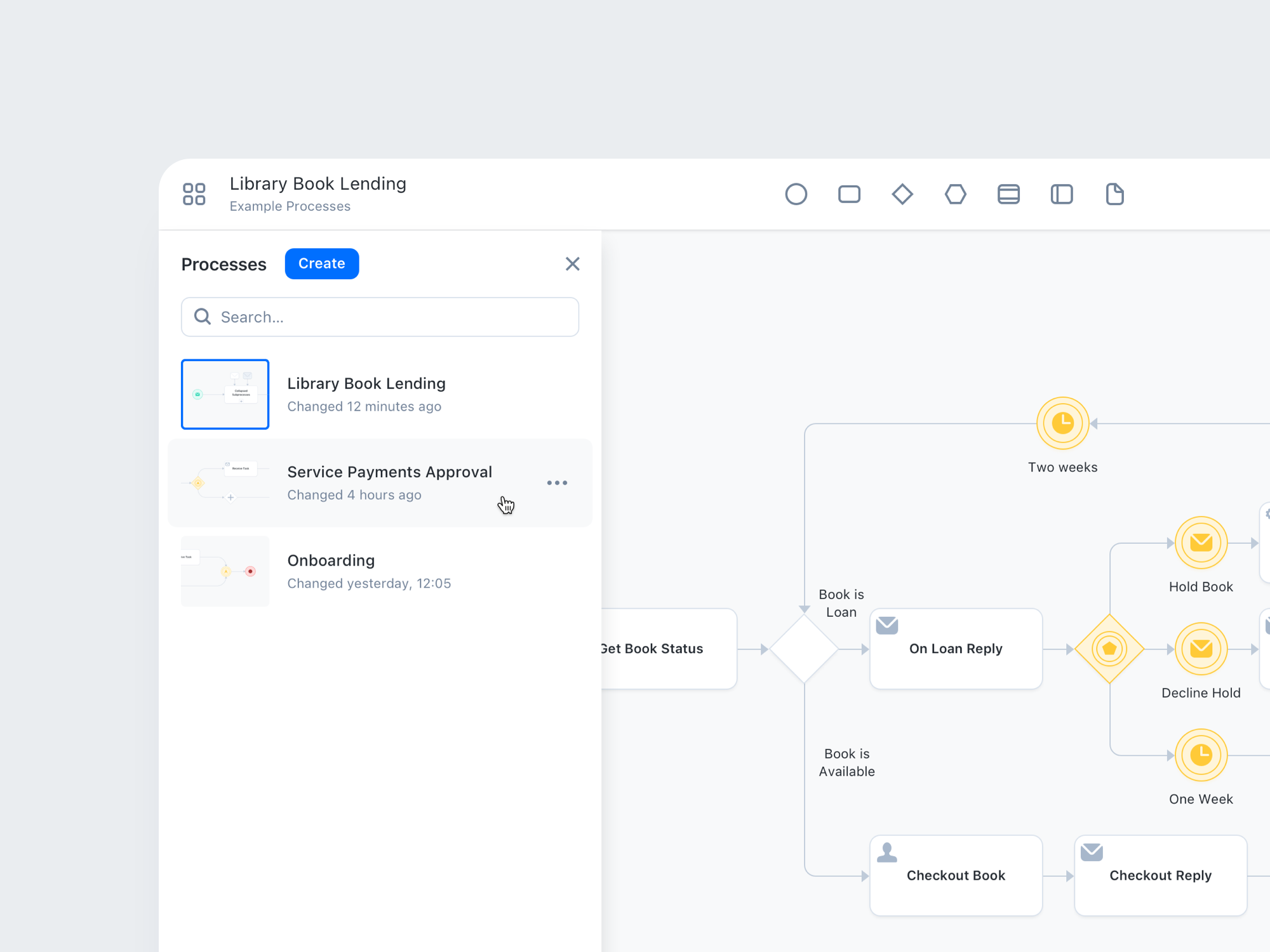 BPMN Editor UI by Franta Toman on Dribbble