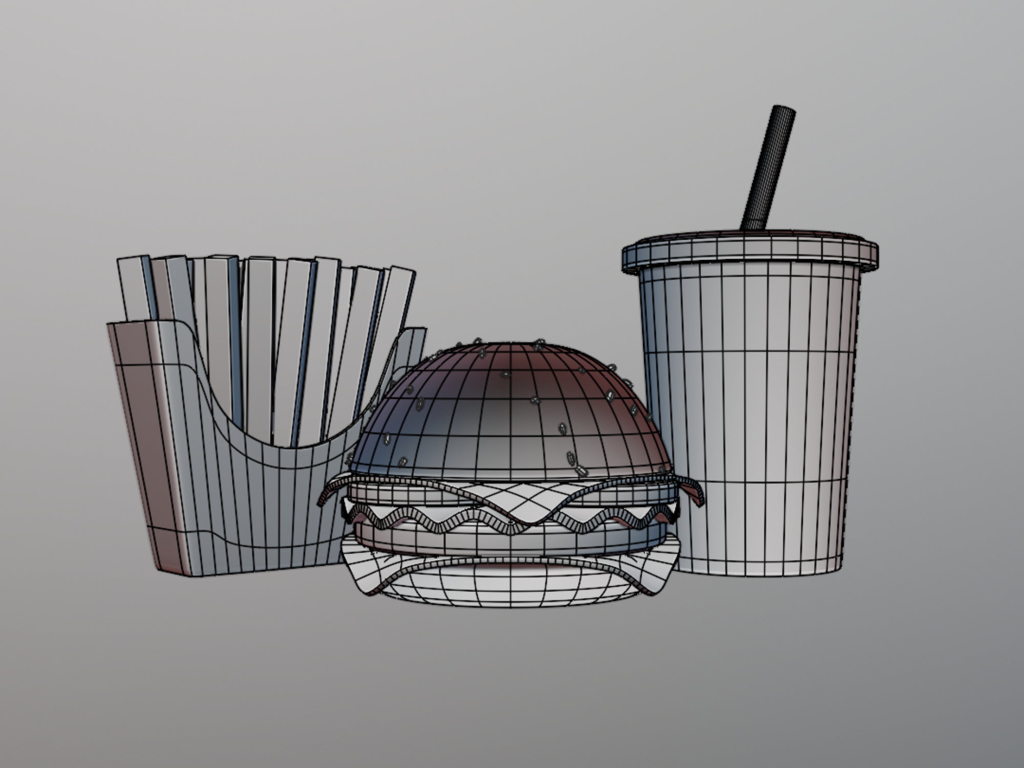 3D Illustration - Fast Food Pop-up UI Design by M Wildan Cahya Syarief ...