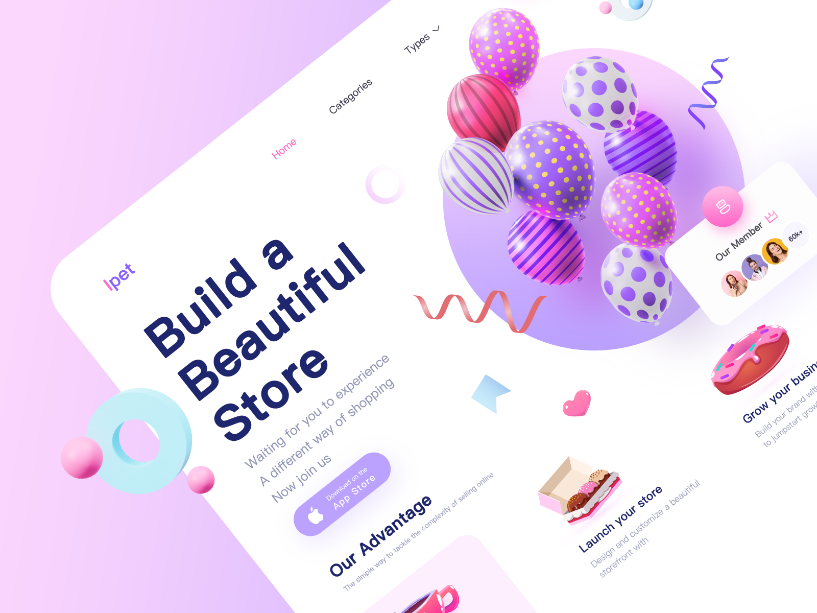 Web Design-Shopping by Marcus Leo on Dribbble