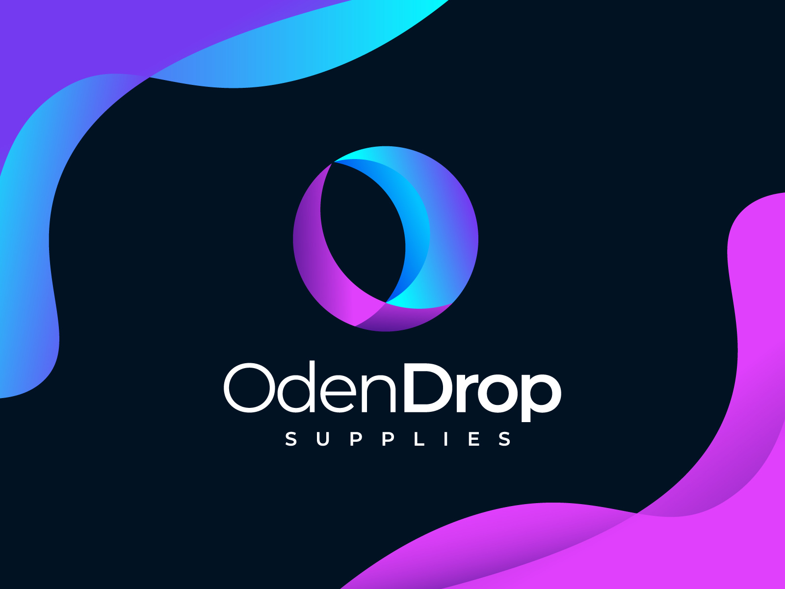 modern gradient geometric logos by Amir Sayem on Dribbble