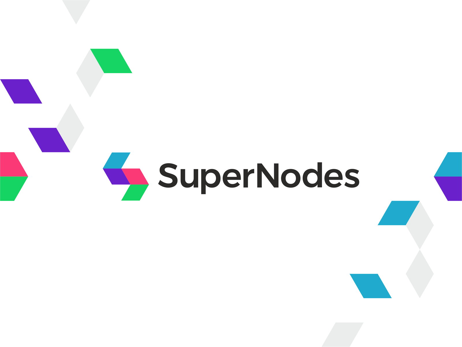 SuperNodes logo design: S letter, interactive arrows, blocks by Alex ...