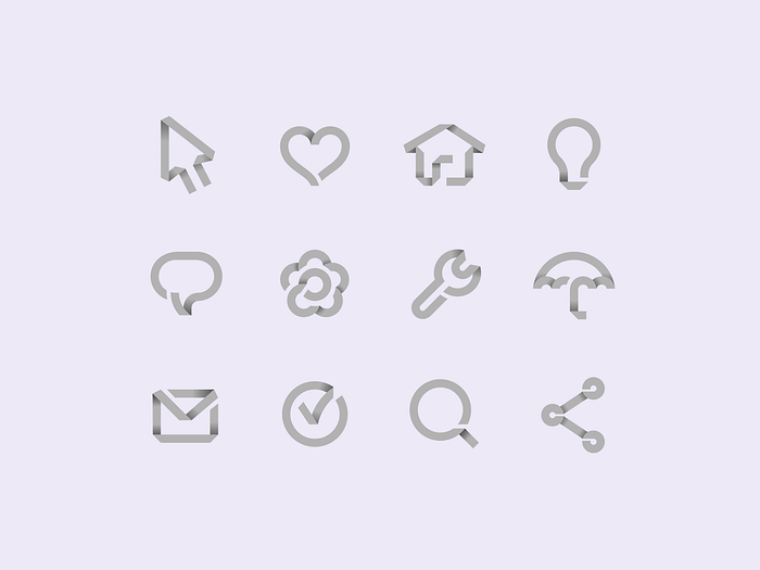 Hand Drawn icons: Printing by Marina Green for Icons8 on Dribbble