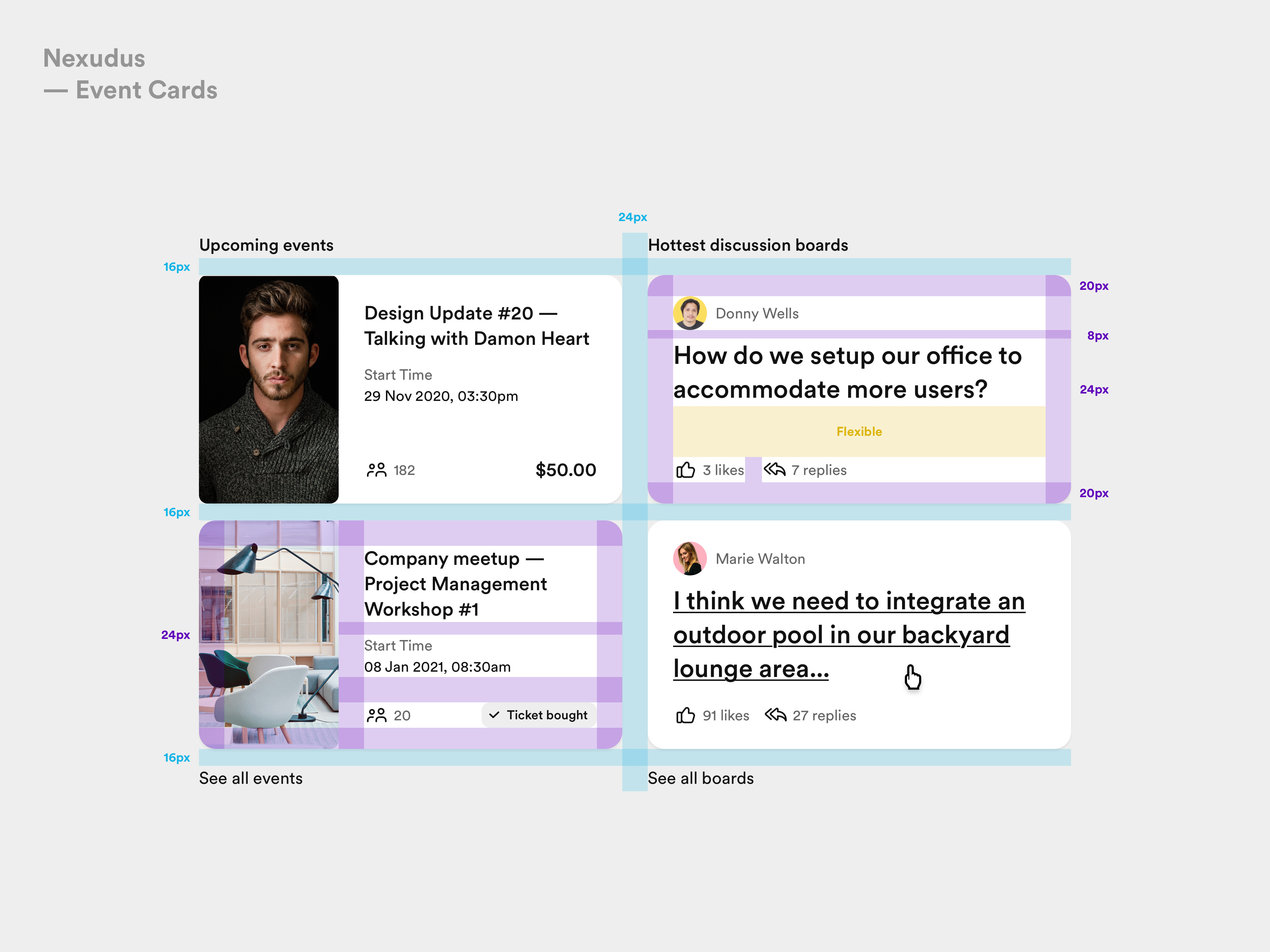 Nexudus - Spacing System by Filip Justić for Balkan Brothers on Dribbble