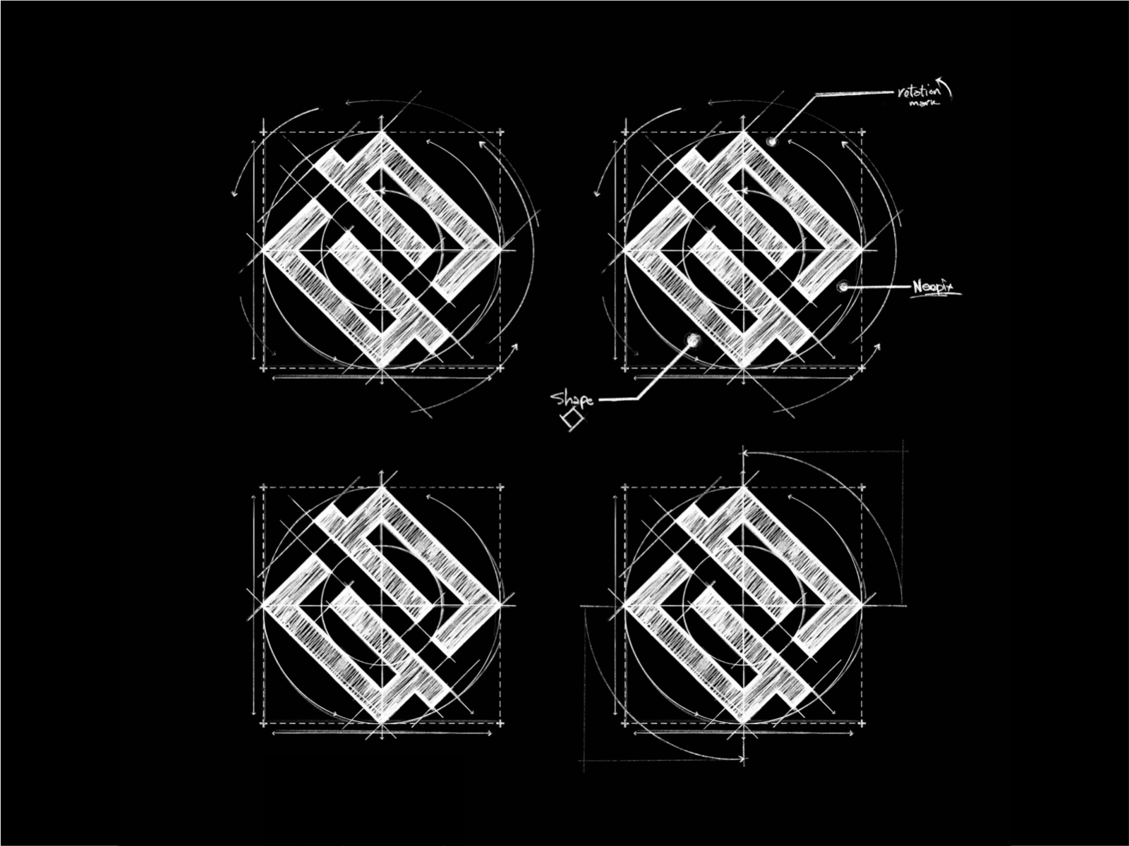 Neopix blooprint by Aleksandar Savić / Almigor on Dribbble