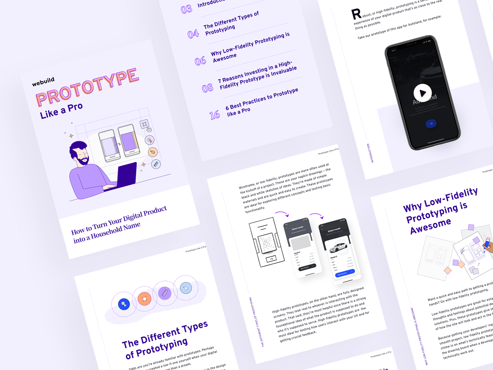 webuild Prototyping eBook Marketing by Abby Milan on Dribbble