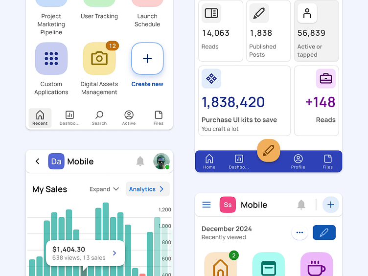 Figma UI kit – Material X design system by Roman Kamushken for ...
