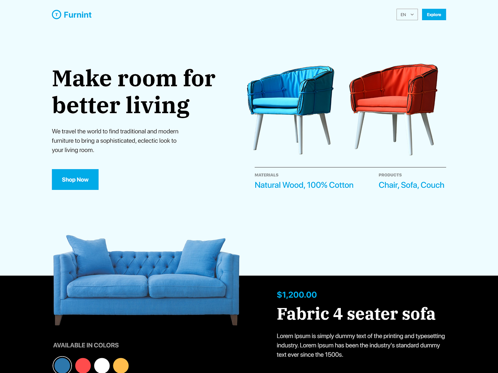 Furniture Ecommerce by Hasan Softic on Dribbble