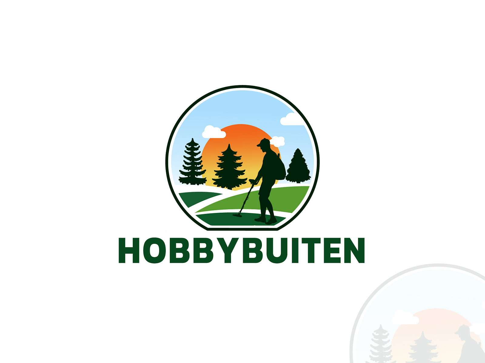HOBBYBUITEN | Creative Minimal Metal detecting company logo by Mehedi ...