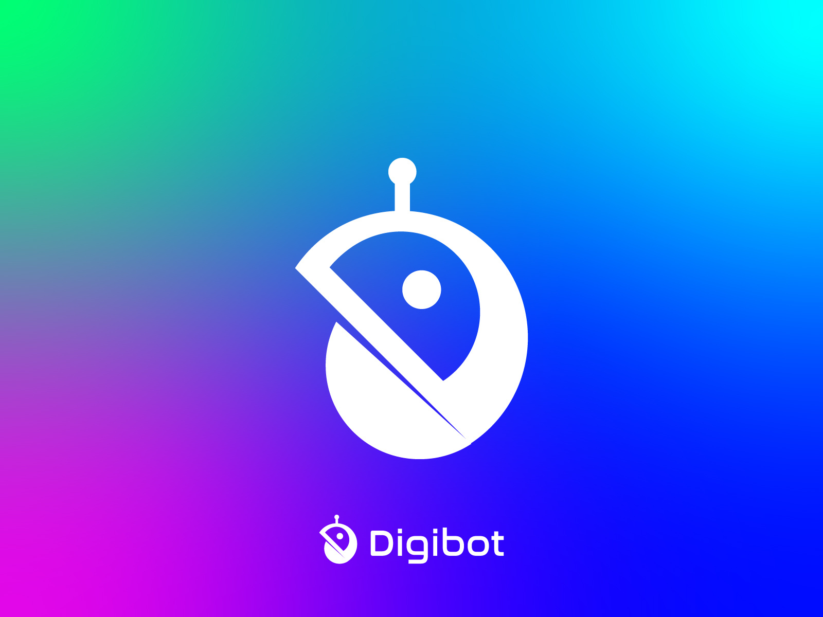 Digibot logo design, Bot, D, Modern, Futuristic, Ai, Unused logo by Md Humayun Kabir on Dribbble