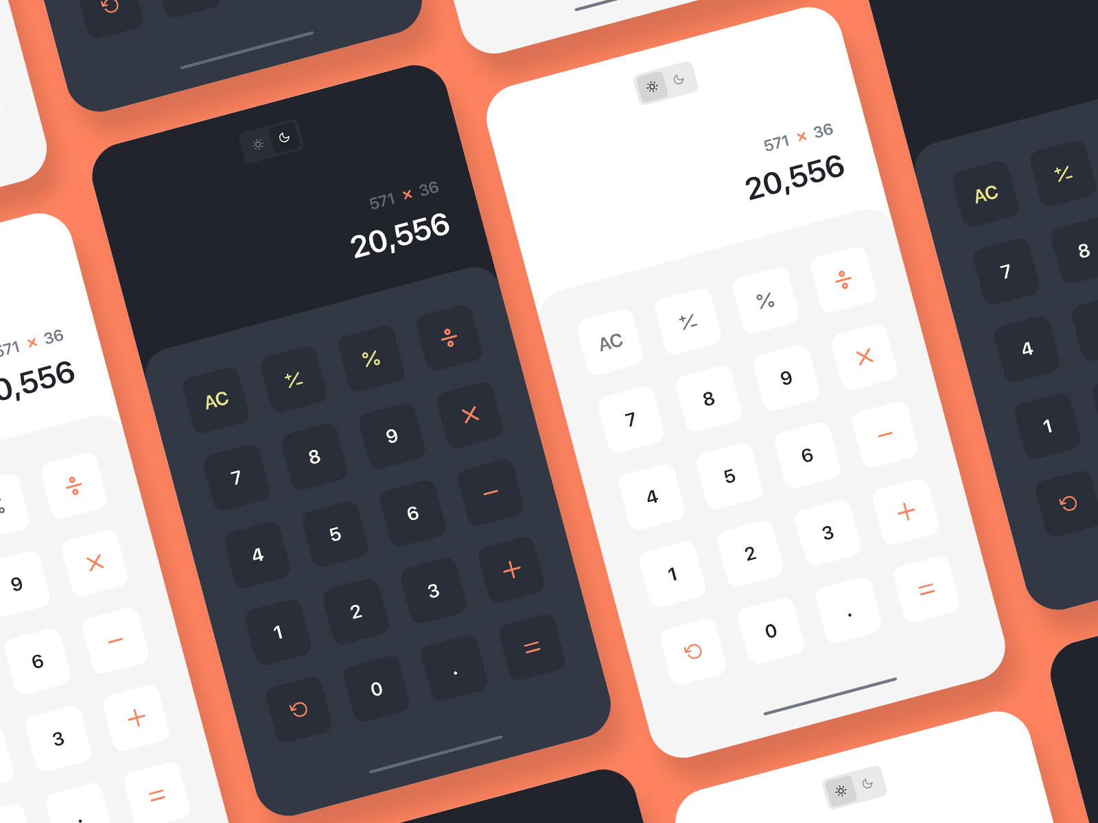 Calculator App UI by Jack 🤙 on Dribbble