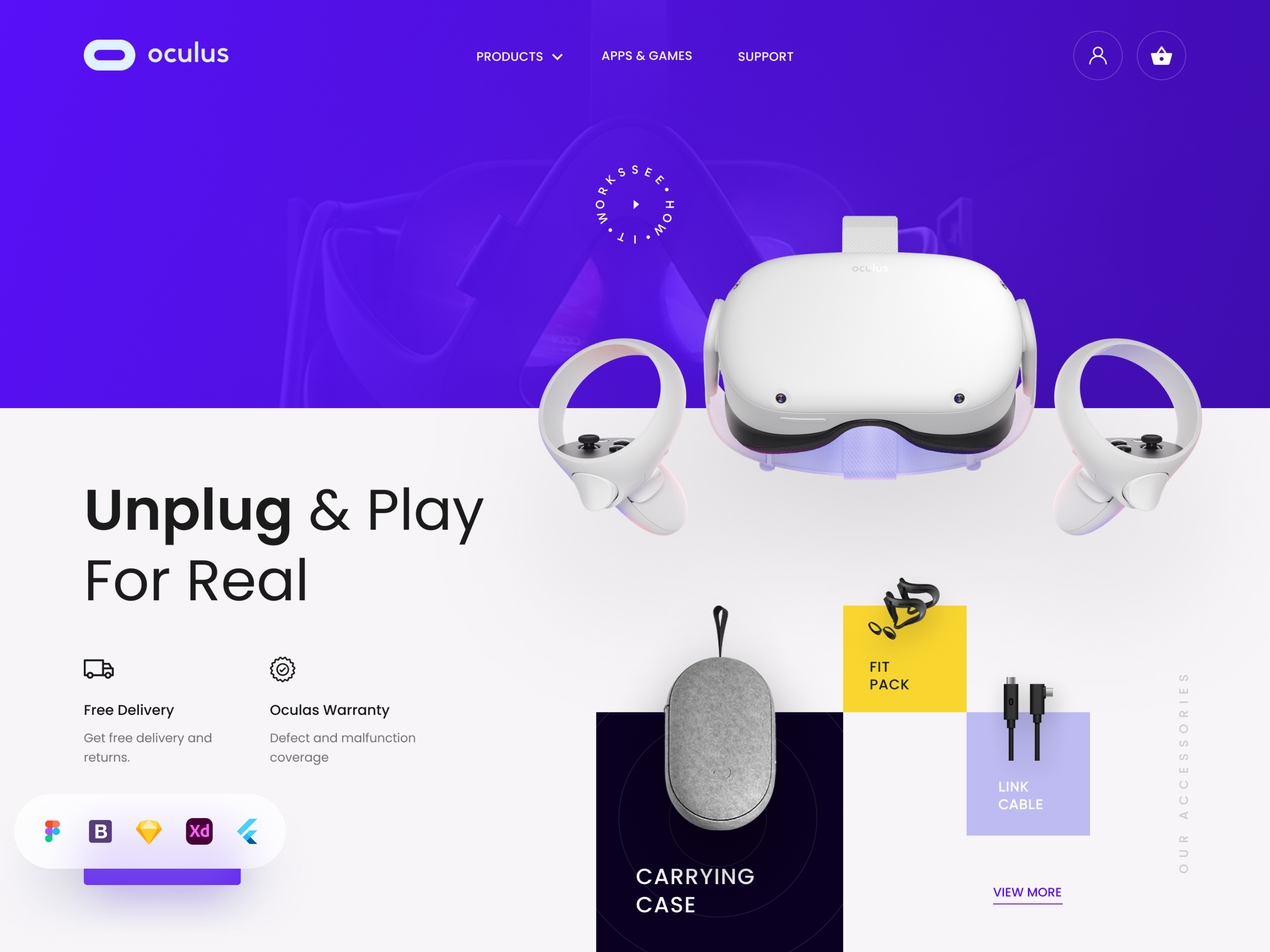 Oculus Home-Page Exploration Concept. by Mehedi Titas on Dribbble