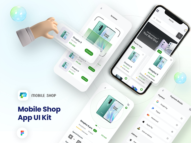 Mobile Shop - Premium Ecommerce App UI Kit by Monodeep Samanta for Huge ...