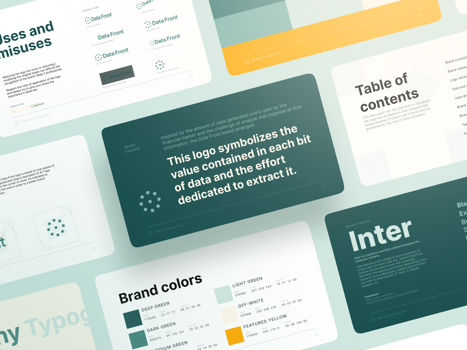 Data Front Brand Book by Fabio Oliveira on Dribbble