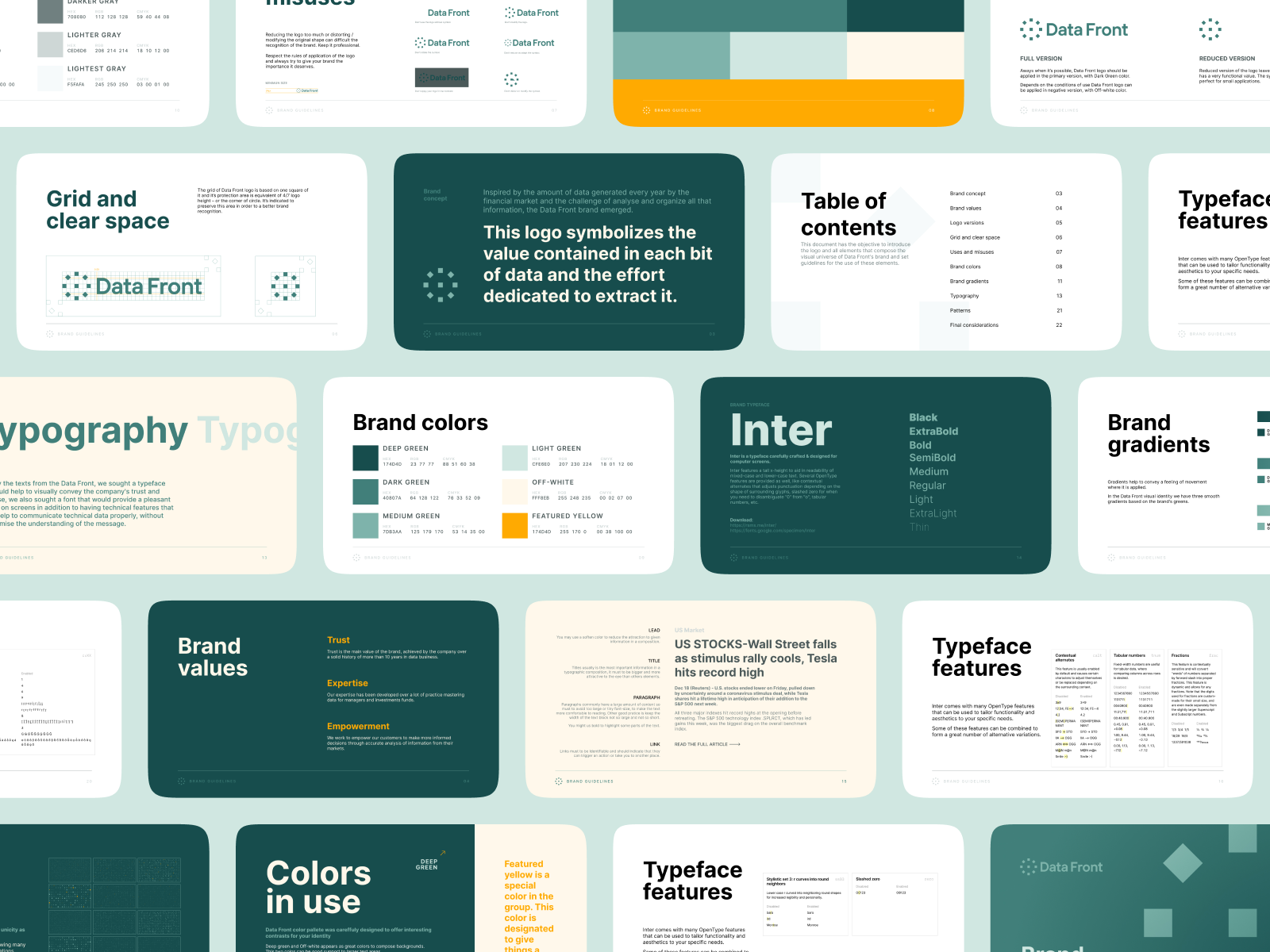 Data Front Brand Book by Fabio Oliveira on Dribbble