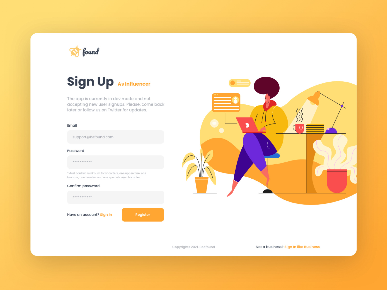 Sign Up page uiux by Iblowyourdesign on Dribbble