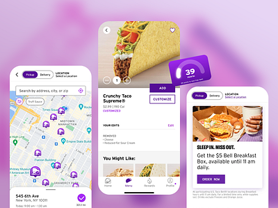 Fast Food Ordering App by emilhoffmann on Dribbble