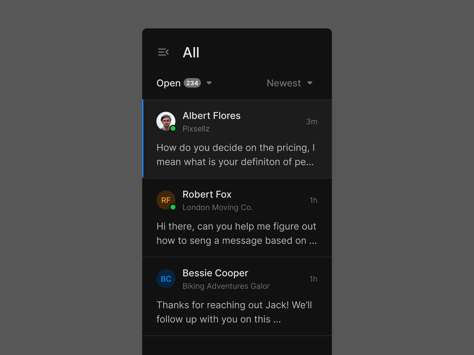 Messenger UI (Dark & Light) by Pixsellz on Dribbble