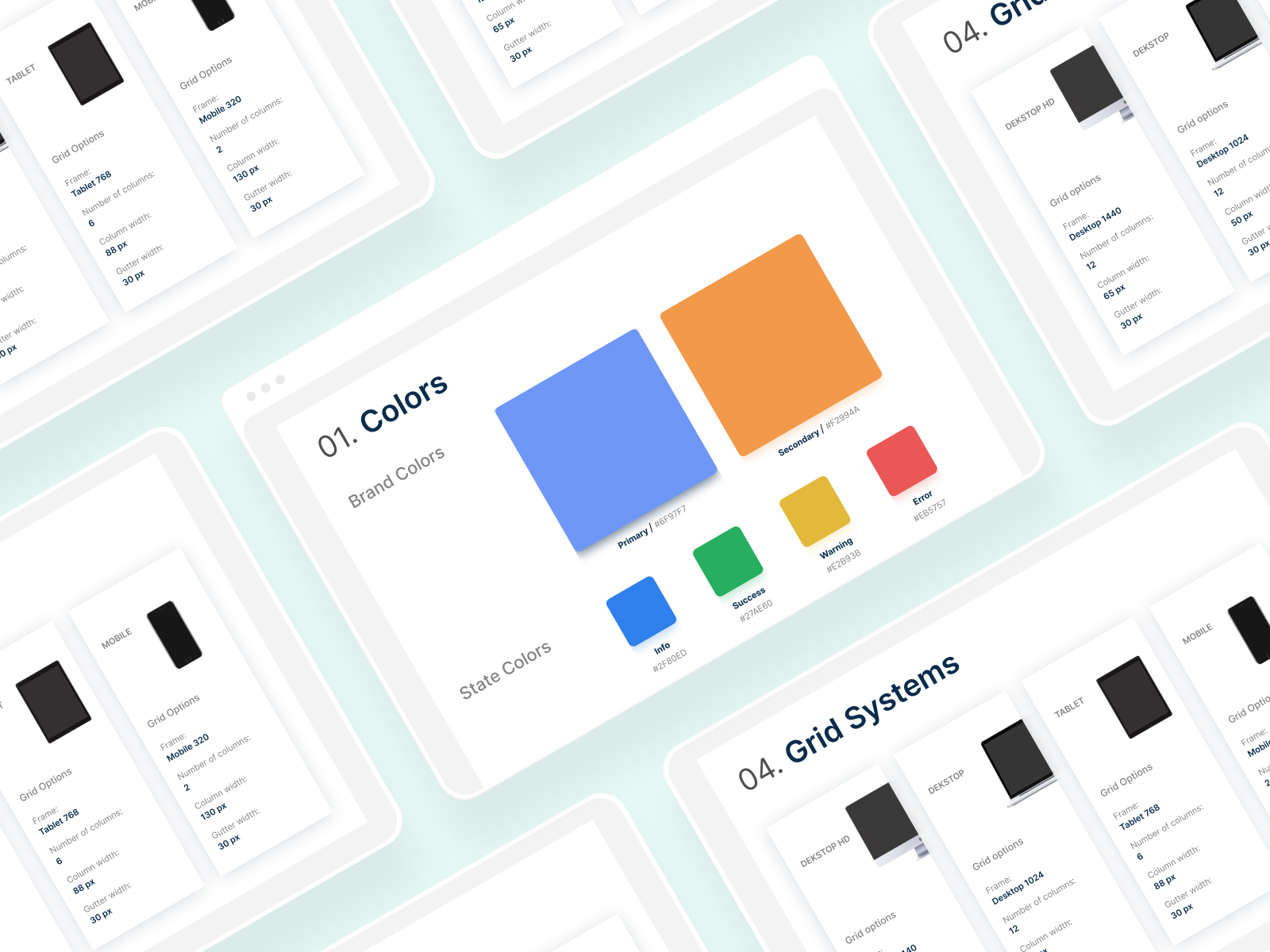 Web Design System by Samuel Checa for mitzpa on Dribbble