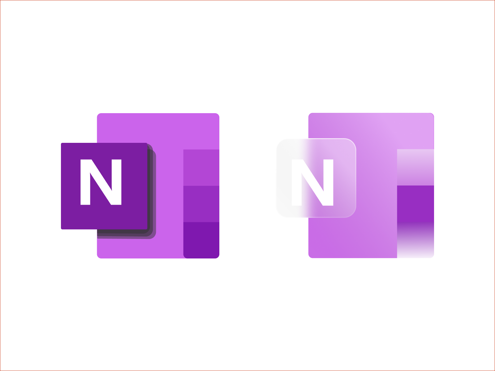 Microsoft OneNote Icons by Srivathson Thyagarajan on Dribbble