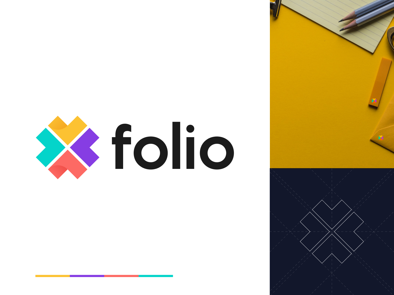 FOLIO LOGO CREATION by Rinor Rama on Dribbble