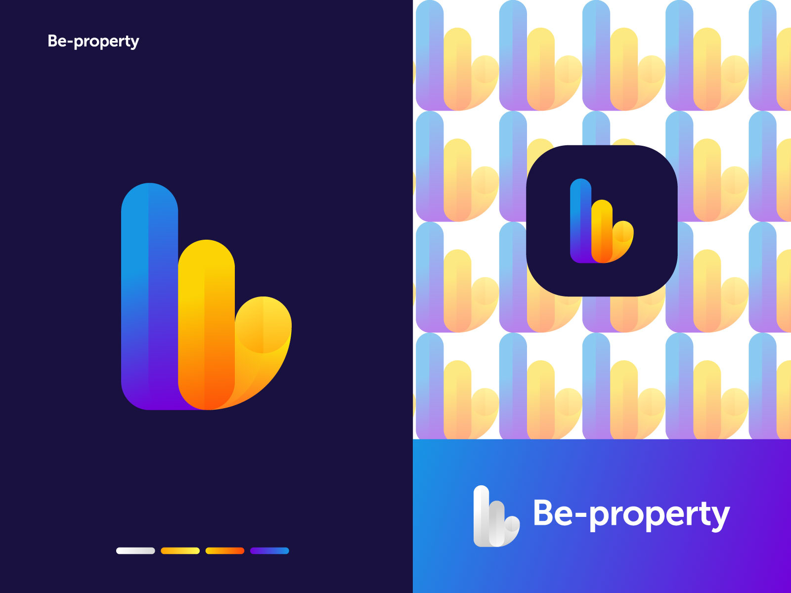 B + Property Logo Mark - B Constrction Logo Mark by Freelancer Iqbal on ...