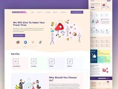 Smm Website designs, themes, templates and downloadable graphic ...