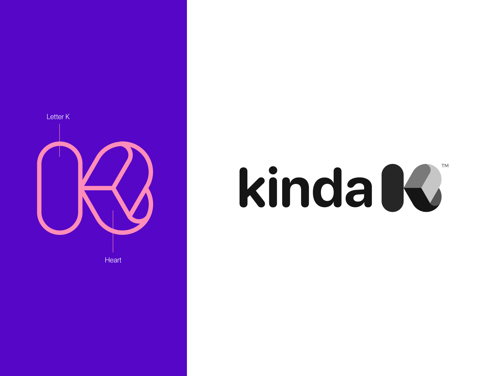 Kinda Logo Design by Sam Hox on Dribbble