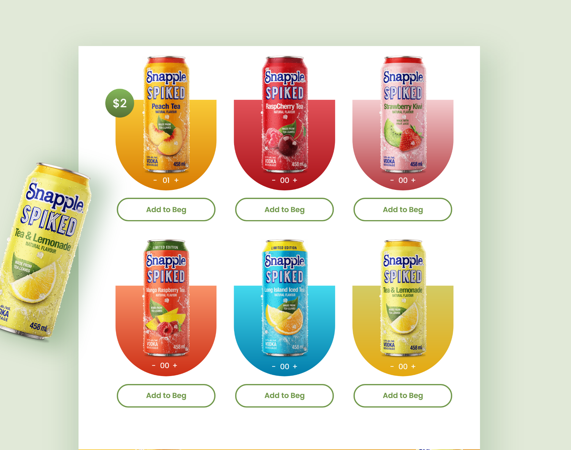 Snapple landing page redesign by Sourav Aich on Dribbble