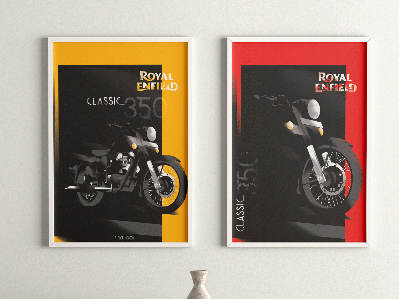 Royal Enfield - Bullet Classic 350 Art Deco by Amit Verma for Jamoora ...