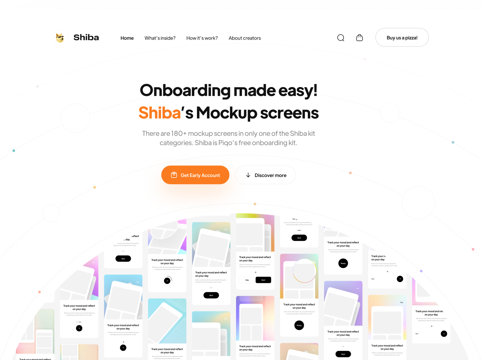FREE | Shiba — Onboarding UI Kit by Sepide Moqadasi for Piqo Studio on ...