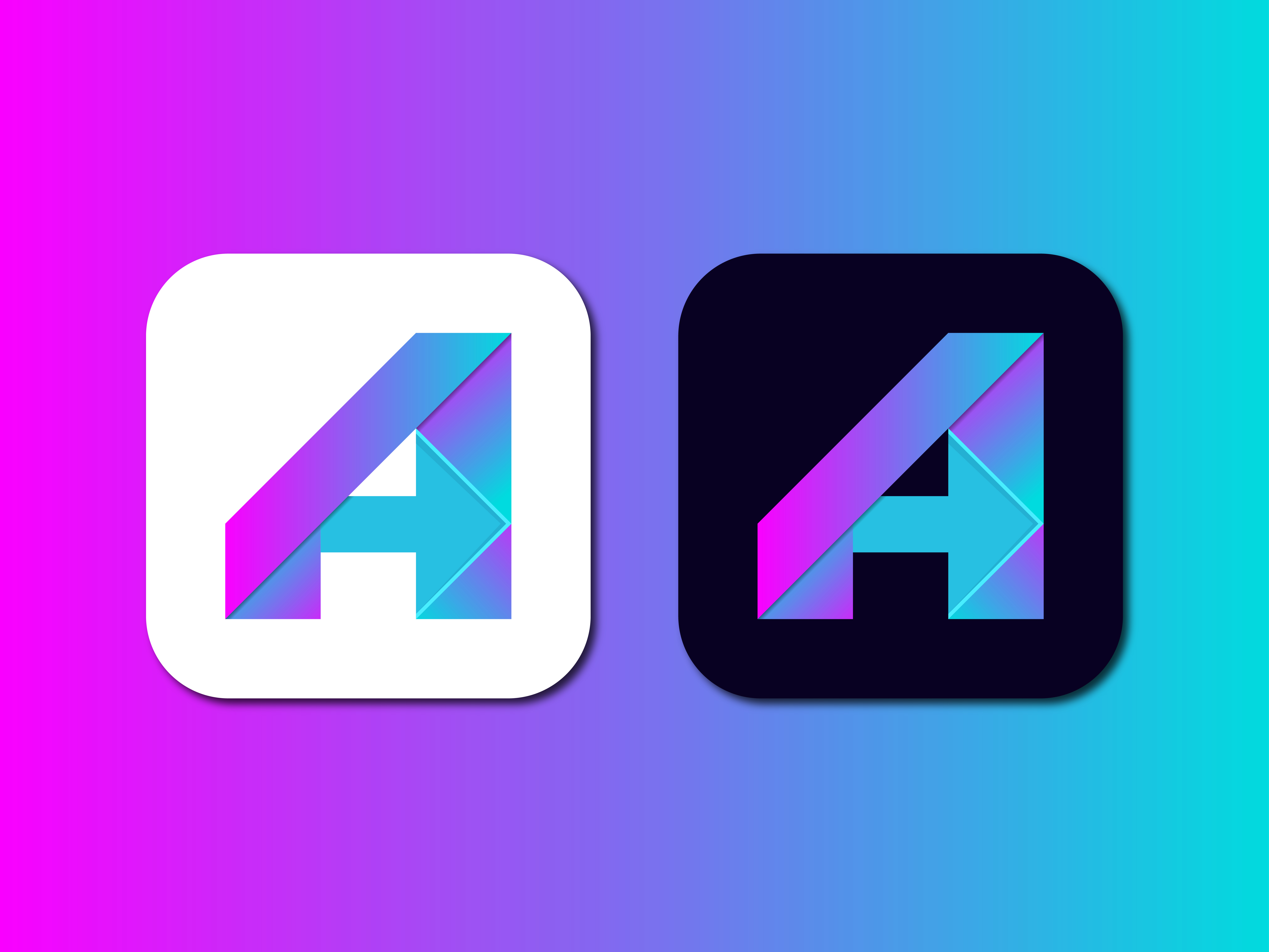 Modern A Letter Mark Logo with Arrow Mark by Md. Ashiqul Islam on Dribbble