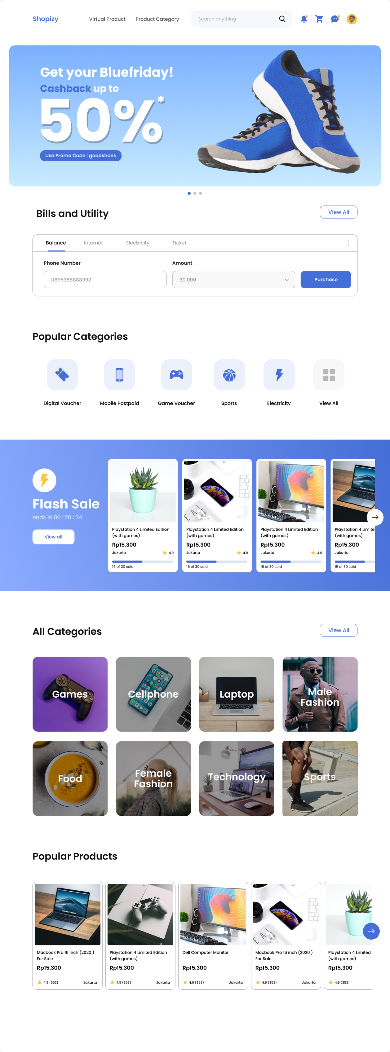 E-commerce UI kit by Ibnu SW for SLAB Design Studio on Dribbble