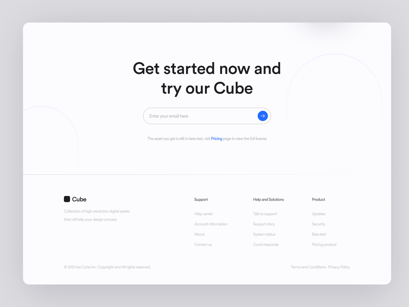 Cube · UI Assets Landing Page by Satria Nayottama for Pickolab Studio ...