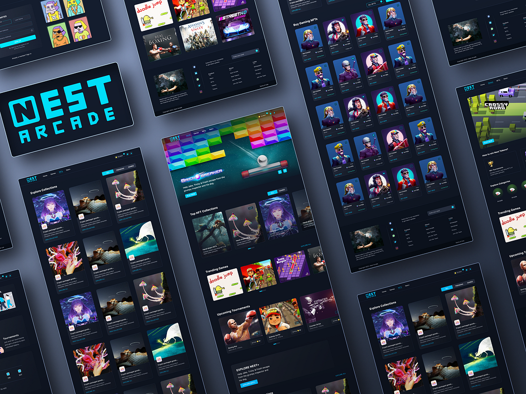 Nest Arcade | Web app by Wilson Wings on Dribbble
