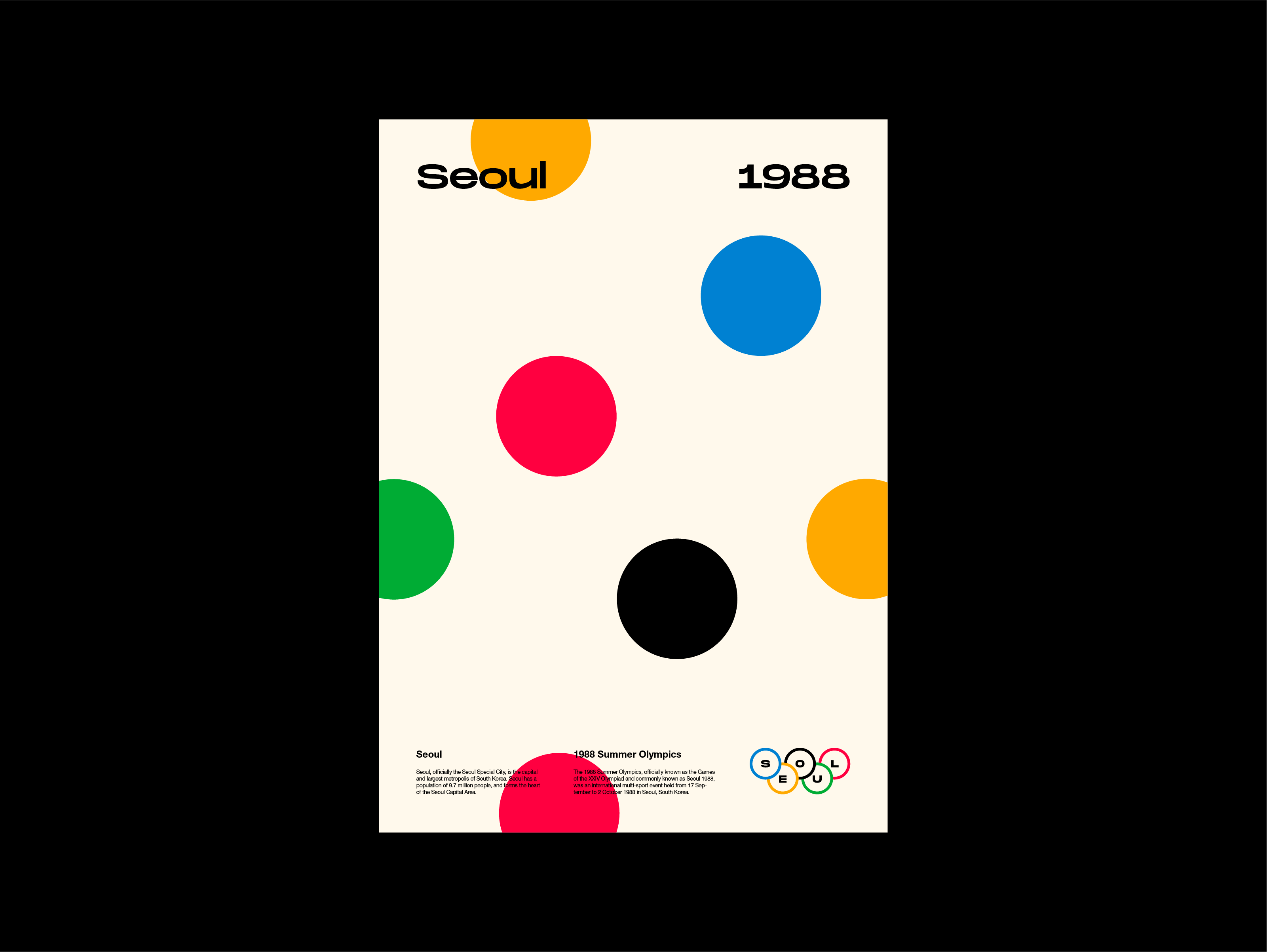 Seoul Olympics Logo Olympic Logo PNG Transparent & SVG Vector