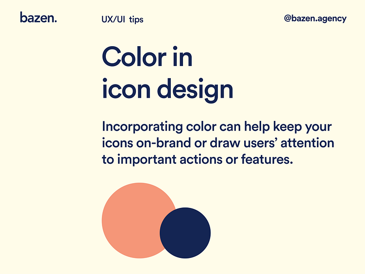 Design Tip - Designing an icon set Part 2 by bazen.talks on Dribbble