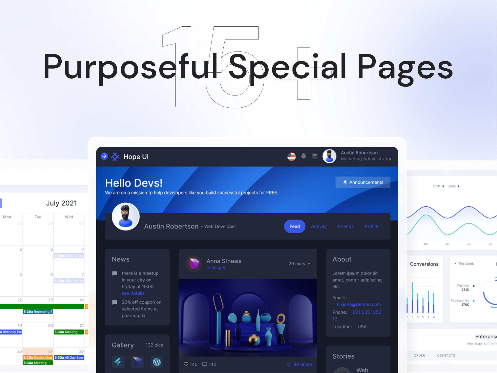Open Source Admin Dashboard Template | Hope UI | Iqonic Design by ...