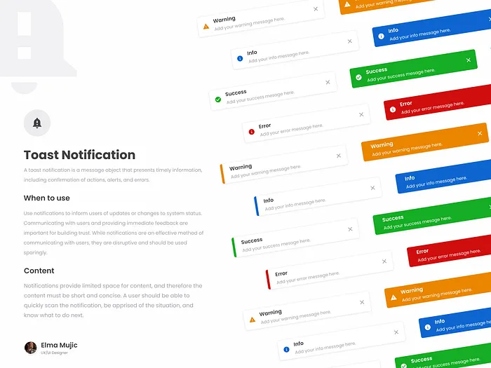 Toast Notification designs, themes, templates and downloadable graphic ...