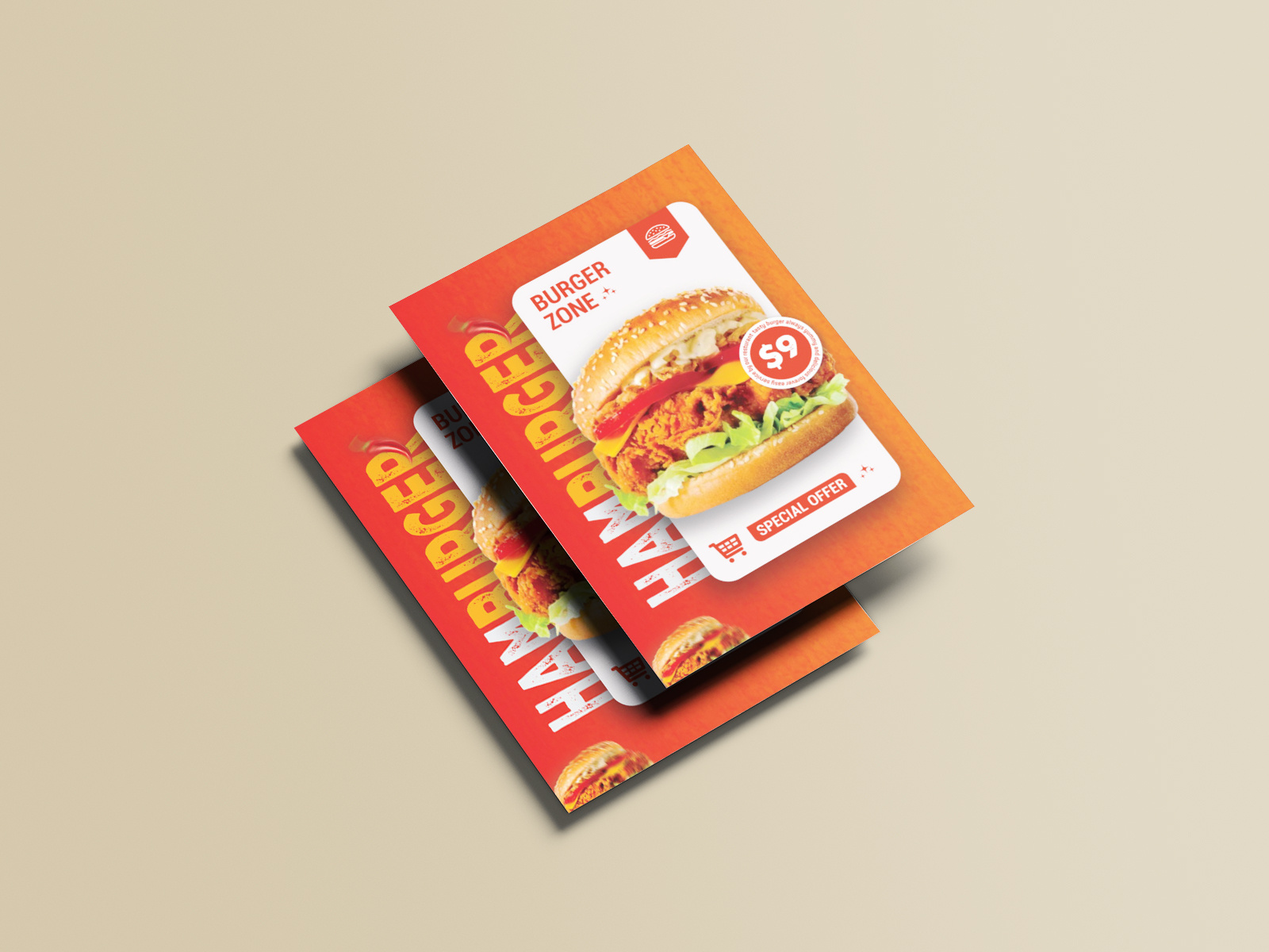Burger Flyer | Food Poster | Food Flyer by Bristy Sultana on Dribbble