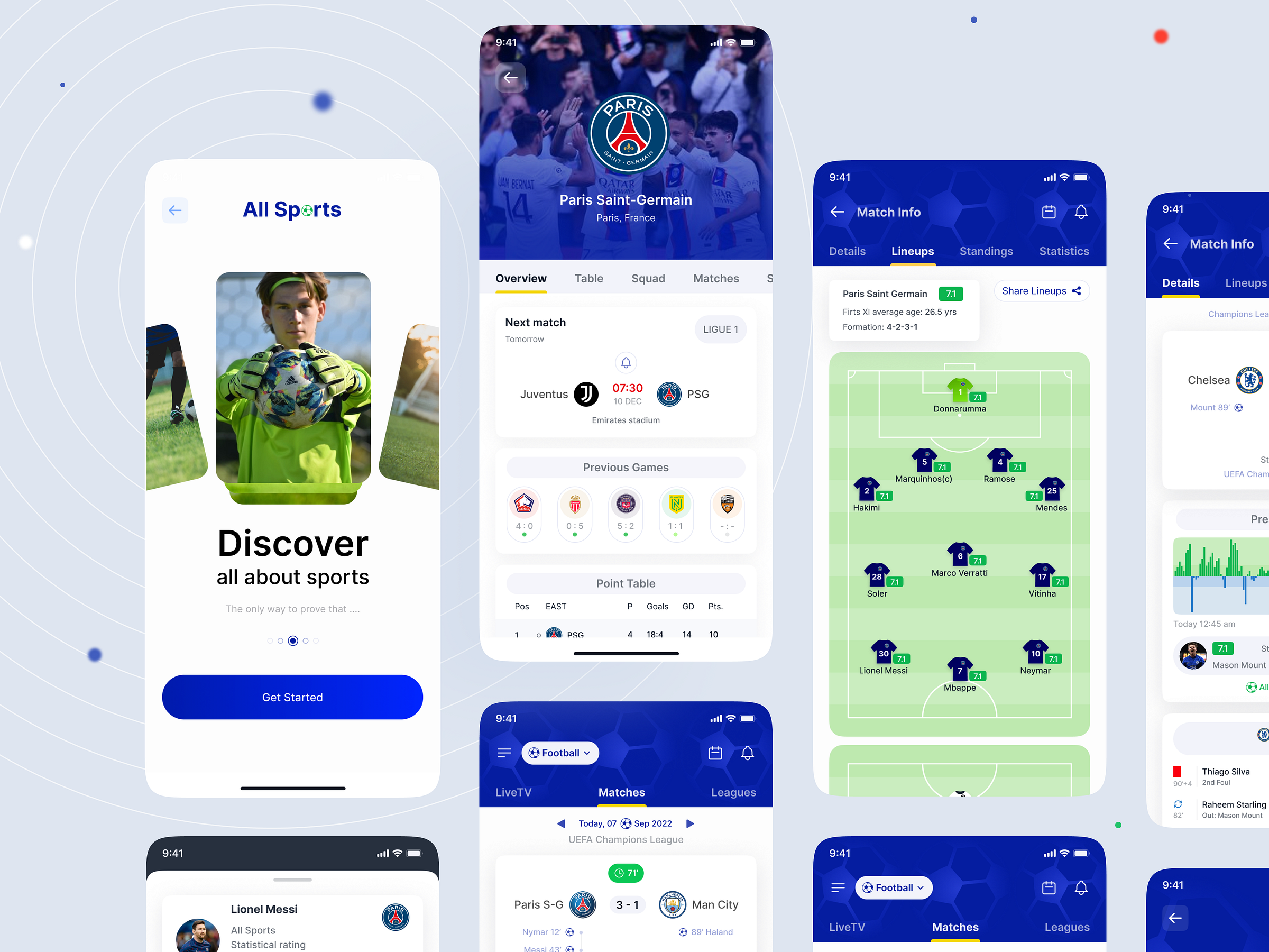 All Sports - Football App by Shadhin Ahmed on Dribbble