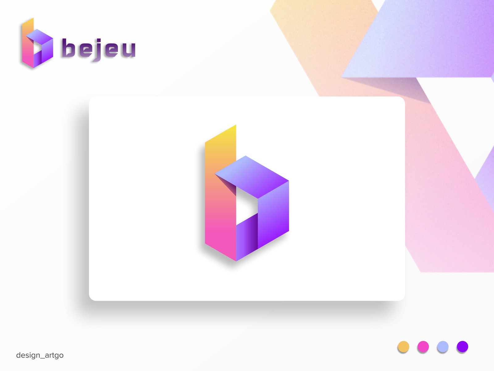 b logo by design_artgo on Dribbble
