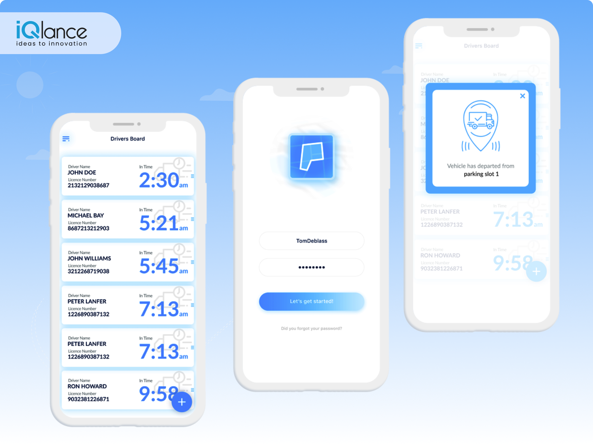 Valet Parking | UI/UX | iQlance Solutions by iQlance Solutions on Dribbble
