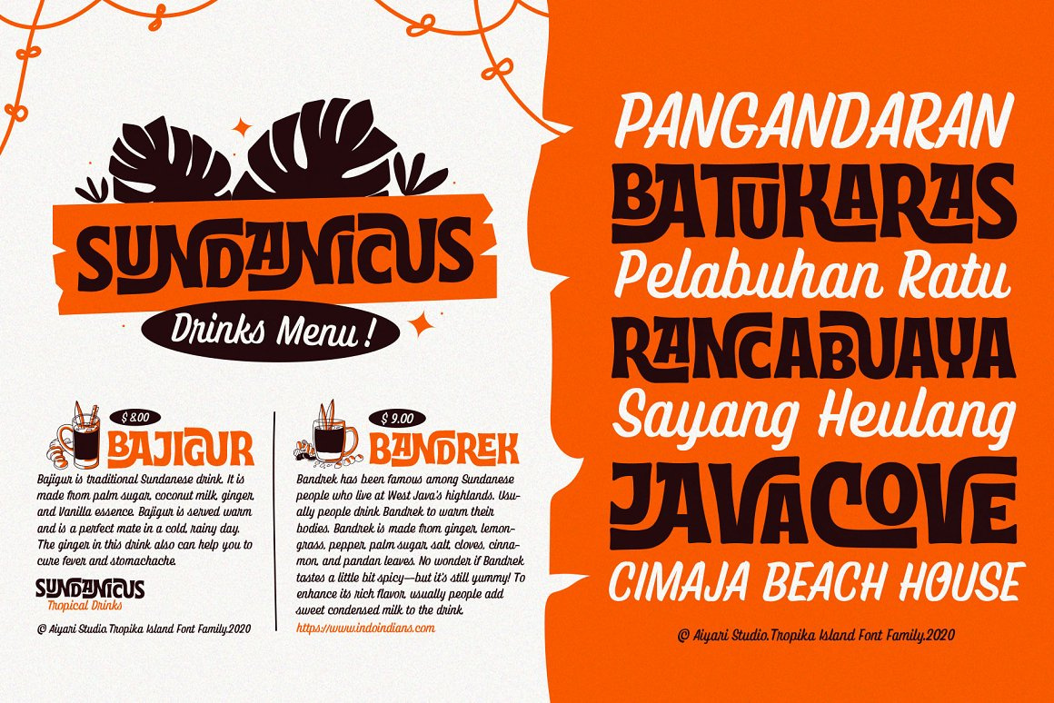 Tropika Island Font Family by Isabella Fame on Dribbble