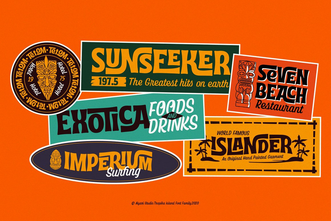Tropika Island Font Family by Isabella Fame on Dribbble