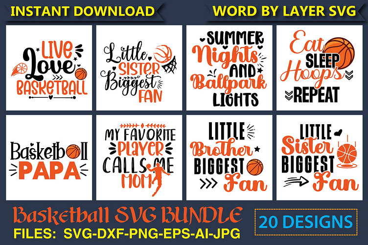 Basketball SVG Bundle by Tarmina akther on Dribbble